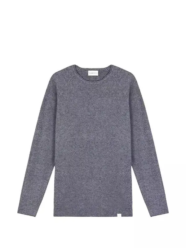 NOWADAYS Honeycomb Knit Crew Neck Sweater With Raglan Sleeves