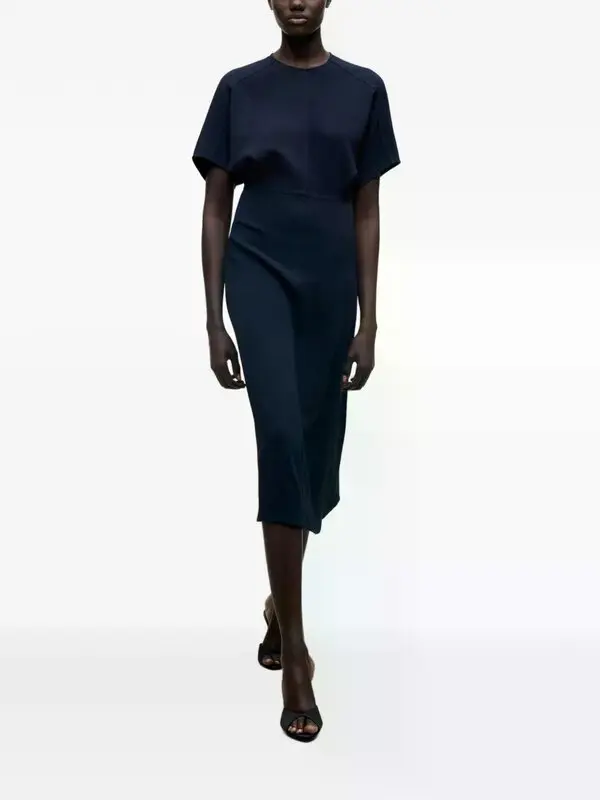 Victoria Beckham Eleanor Midi Dress - Blue