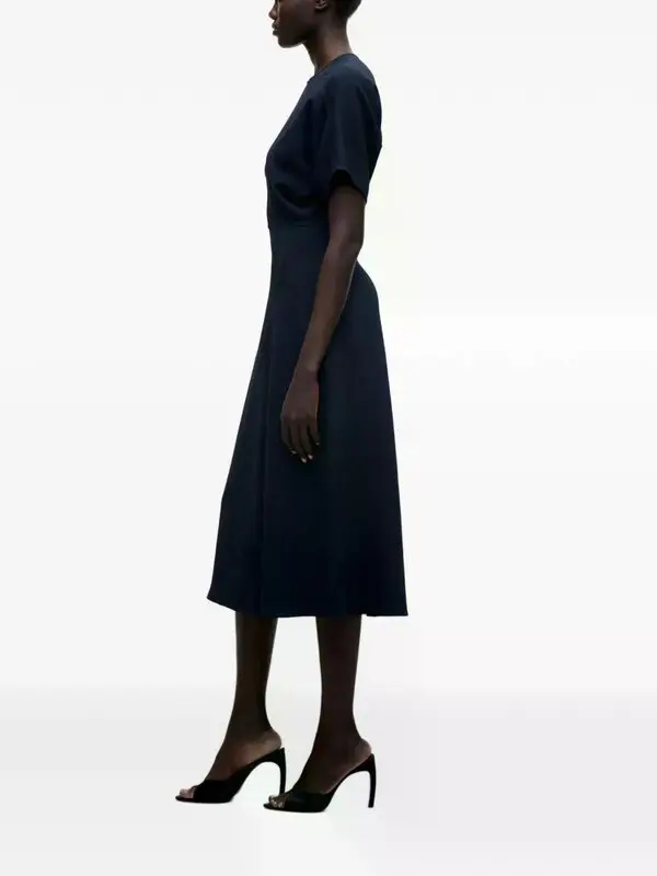 Victoria Beckham Eleanor Midi Dress - Blue