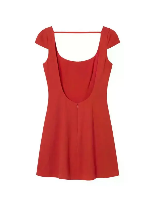 REFORMATION Nashira Cap-sleeve Mini Dress - Red