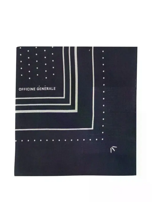 Officine Générale Polka-dot Square Scarf