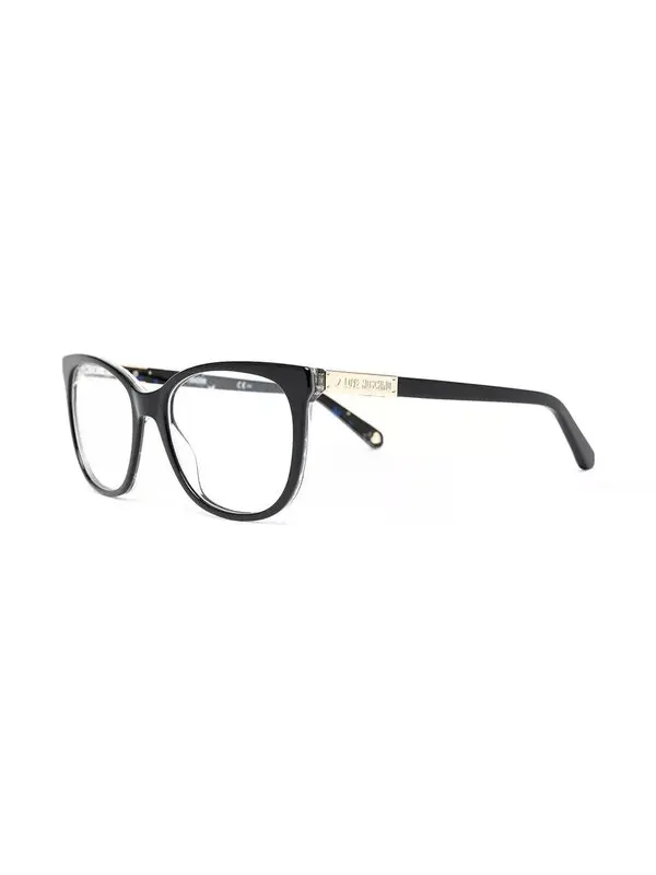 Moschino Star-print Cat-eye-frame Glasses
