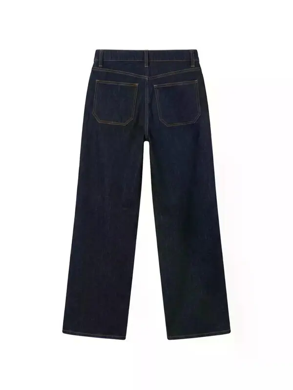 REFORMATION Cary High-rise Wide-leg Jeans - Blue
