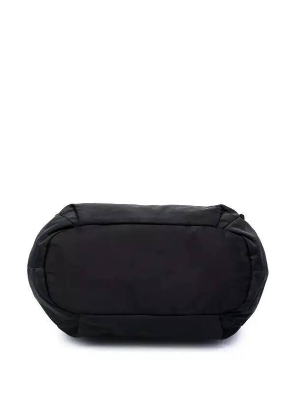 Prada 2000-2026 Tessuto Canapa Logo Satchel