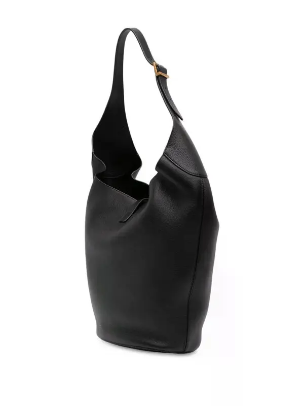 Saint Laurent Grained Calfskin Le 5 A 7 Hobo Shoulder Bag