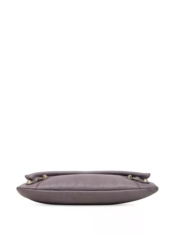 Balenciaga Motocross Giant Clutch - Purple