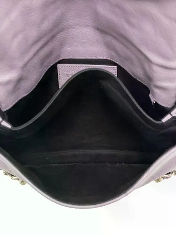 Balenciaga Motocross Giant Clutch - Purple
