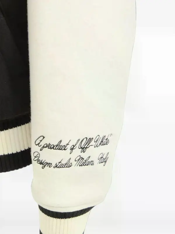 Off-White Cat Off College Embroidered Jacket