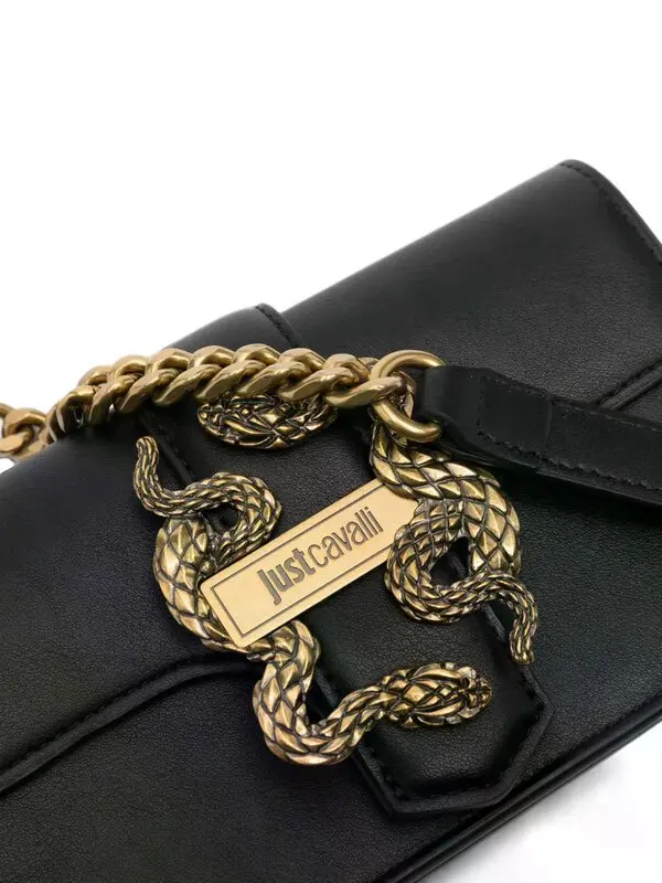 Just Cavalli Snake-plaque Mini Bag
