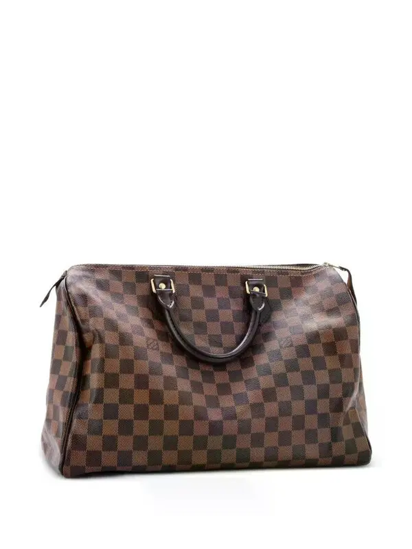 LOUIS VUITTON Speedy Handbag Damier 35 - Brown