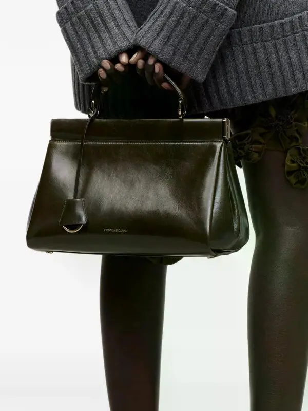 Victoria Beckham Sloane Frame 28 Leather Shoulder Bag