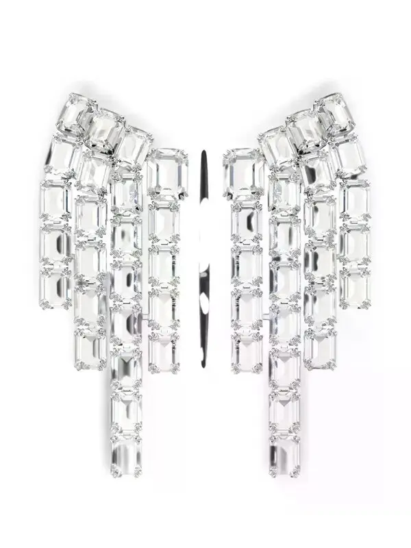 SWAROVSKI Millenia Clip Earrings - Silver
