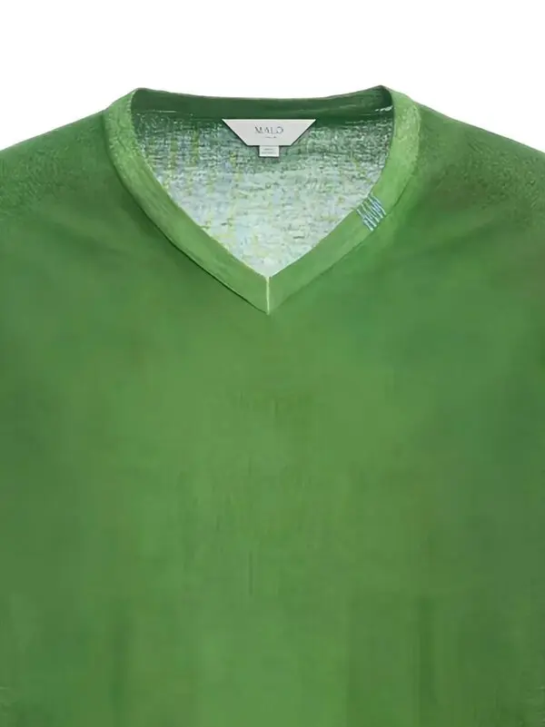 Malo Tavolozza Knitted V-neck Sweater