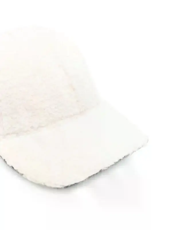 Karl Lagerfeld Ikon Logo-embroidered Bouclé Cap