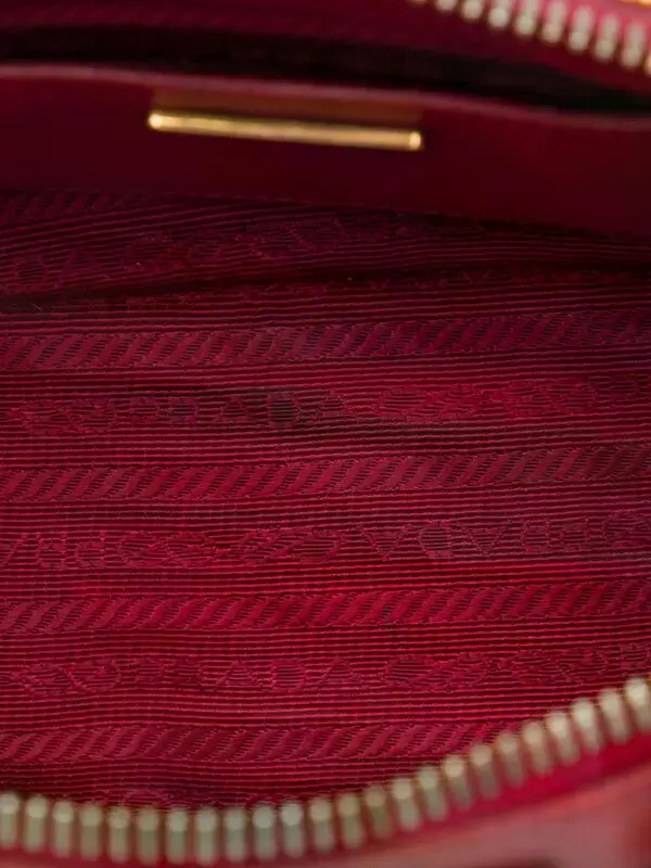 Prada 2000-2013 Mini Saffiano Lux Promenade Satchel
