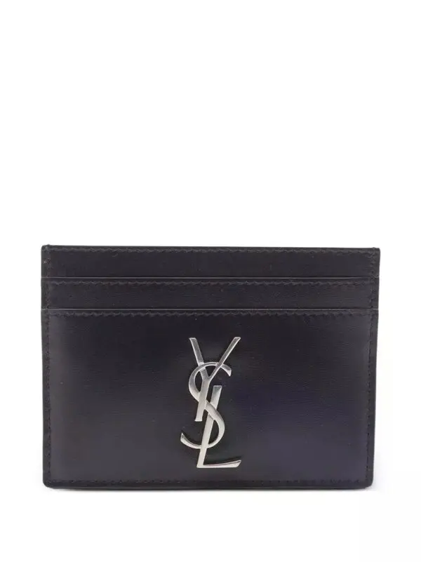 Saint Laurent 2020s Cassandra Card Holder - Black