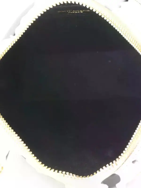 Saint Laurent Vinyle Round Camera Bag Matelasse Chevron Leather Crossbody Bag