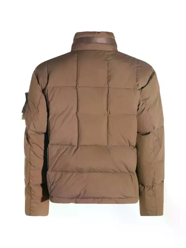 Stone Island Logo-patch Quilted Padded Jacket