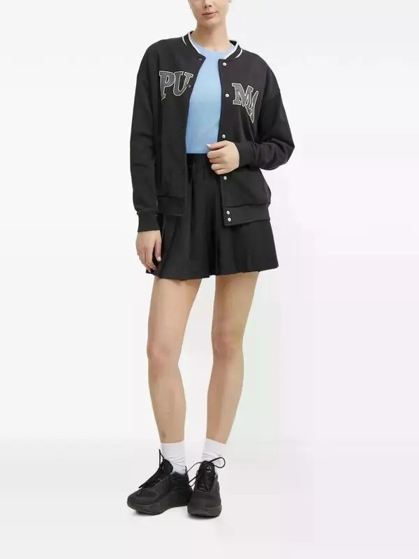 PUMA Logo-print Press-stud Jacket