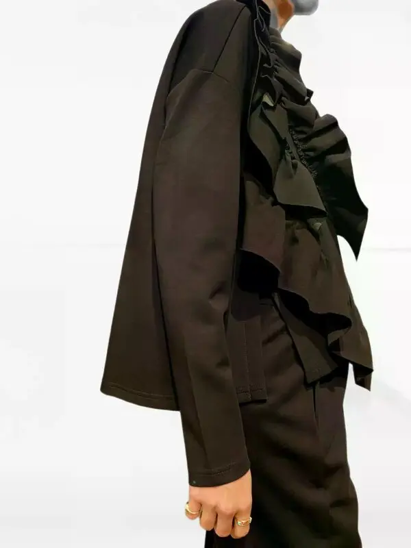 PSOPHIA Ruffled Long-sleeve Blouse