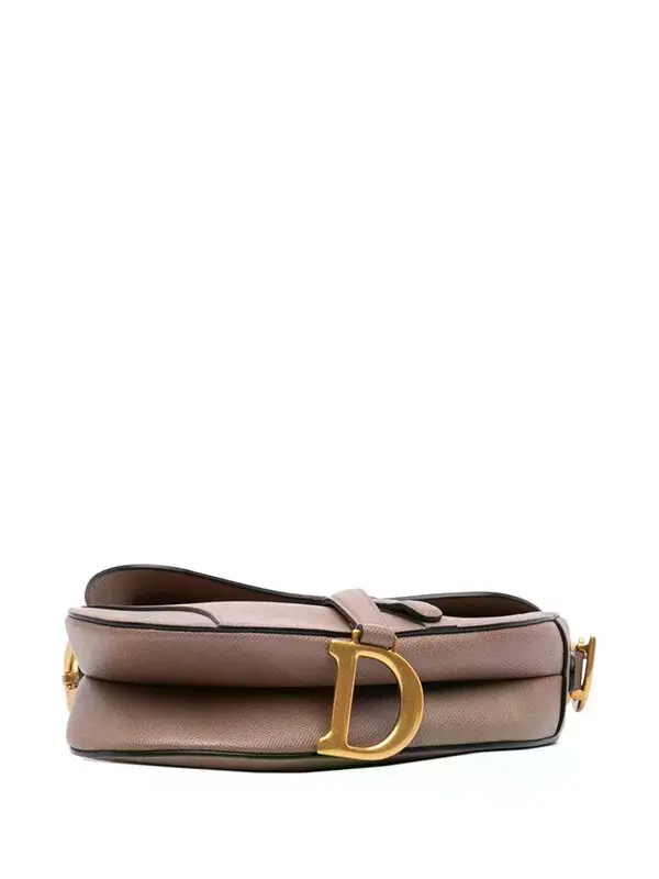 Dior 2022 Grained Calfskin Saddle Bag Shoulder Bag