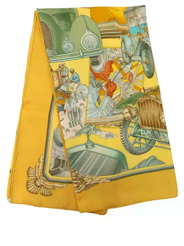 Hermès 1990-2010 Automobile Silk Scarf 90 Scarves