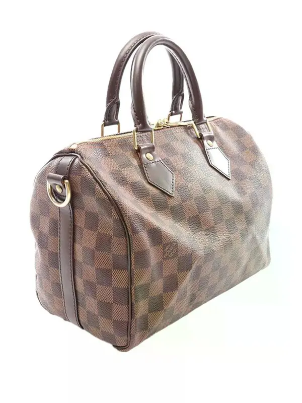 LOUIS VUITTON Damier Ebene Speedy Bandouliere 25