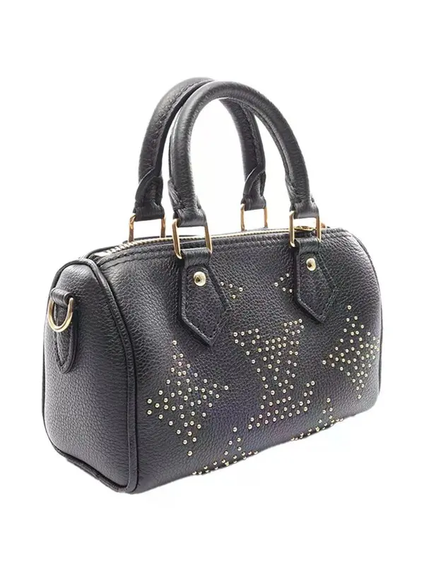 LOUIS VUITTON 2000-2026 Monogram Empreinte Studs Nano Speedy Satchel