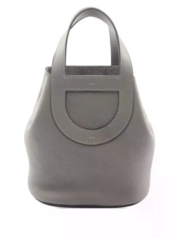 Hermès 2022 Clemence And Swift In The Loop 18 Handbag - Grey