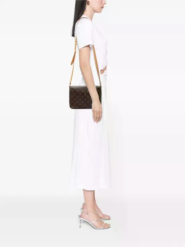 LOUIS VUITTON 2006 Monogram Musette Tango Long Strap Crossbody Bag - Brown