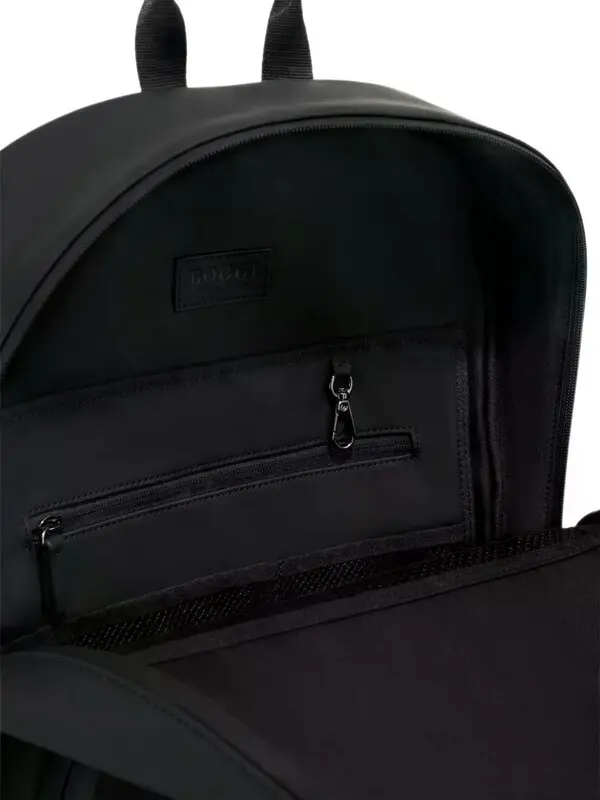 Boggi Milano Small Rucksack In Rubberised Technical Fabric