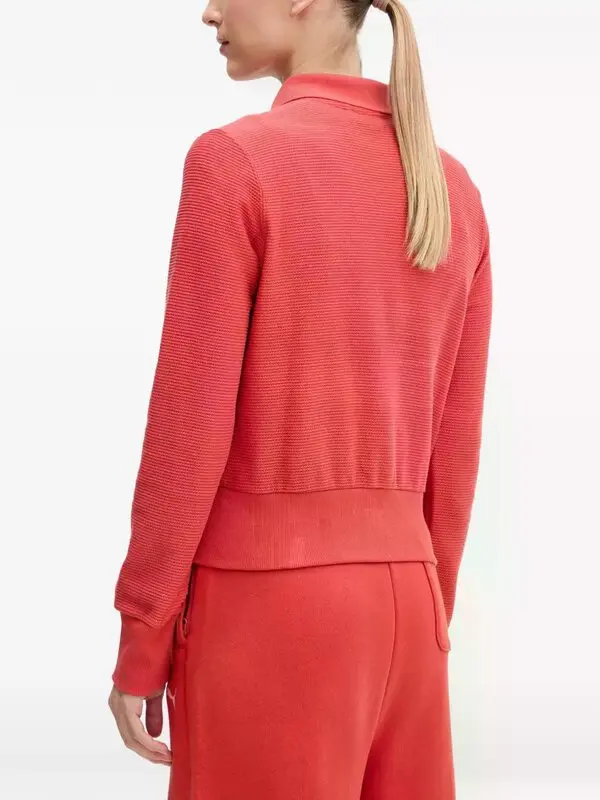 PUMA Ribbed-knit Zip-up Jacket