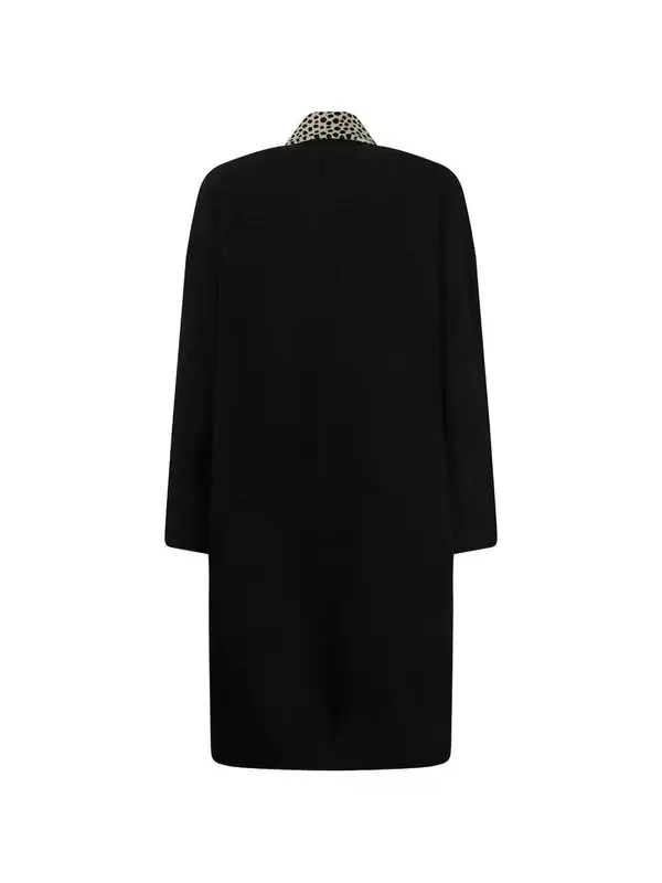 RÓHE Cheetah Collar Oversized Coat