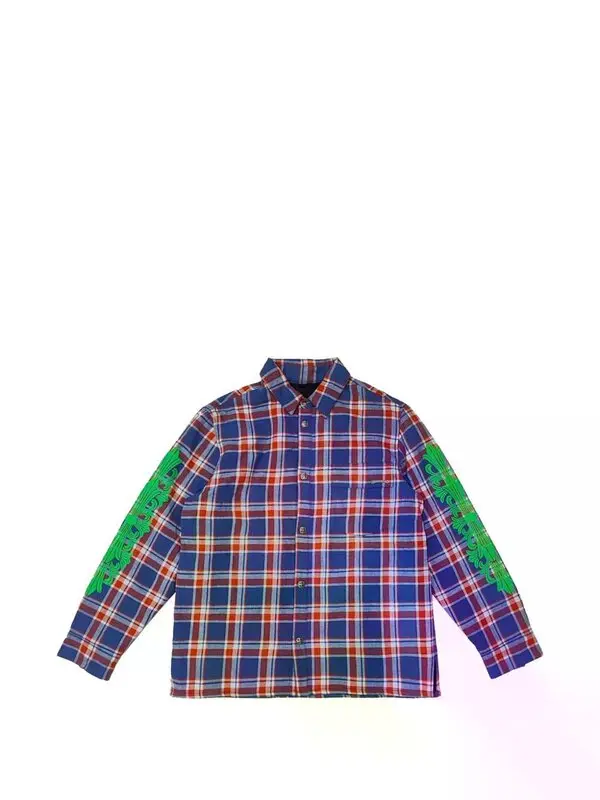 Chrome Hearts Plaid Flannel Shirt Jacket