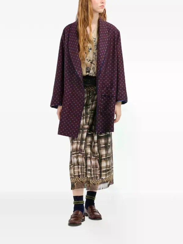 PIERRE-LOUIS MASCIA Aloe Draped Midi Skirt