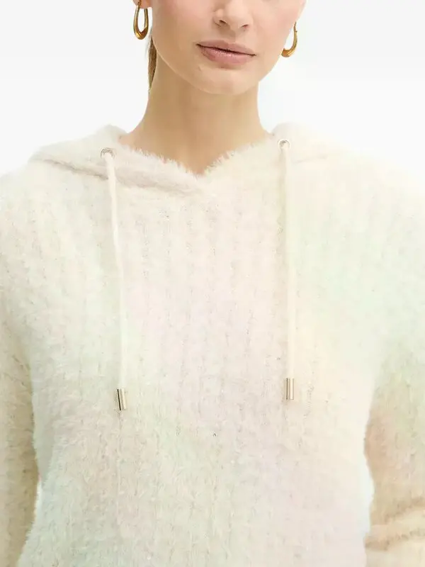 MORGAN Drawstring Hood Sweater