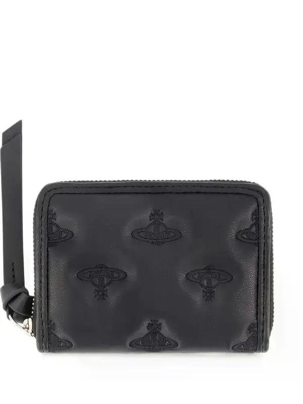 VIVIENNE WESTWOOD Orb-quilted Wallet - Black
