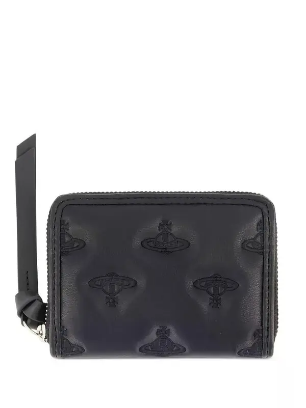VIVIENNE WESTWOOD Orb-quilted Wallet - Black