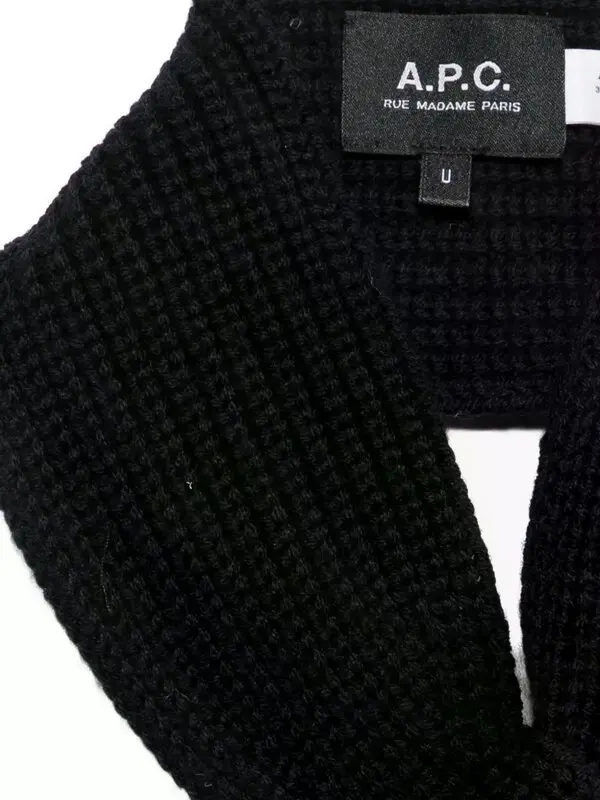 A.p.c. Luna Ribbed-knit Scarf