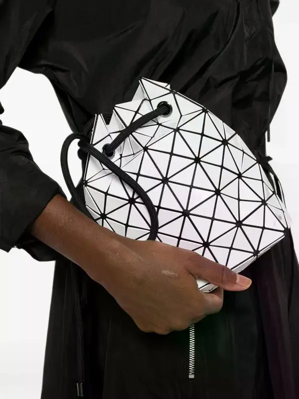 Issey Miyake Geometric-pattern Bucket Bag