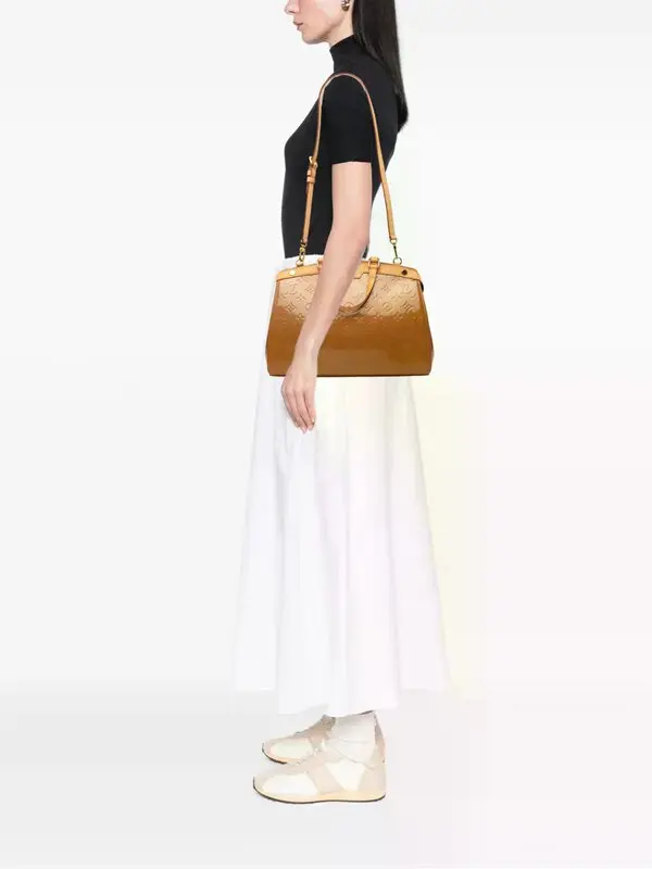 LOUIS VUITTON 2012 Monogram Vernis Brea Satchel