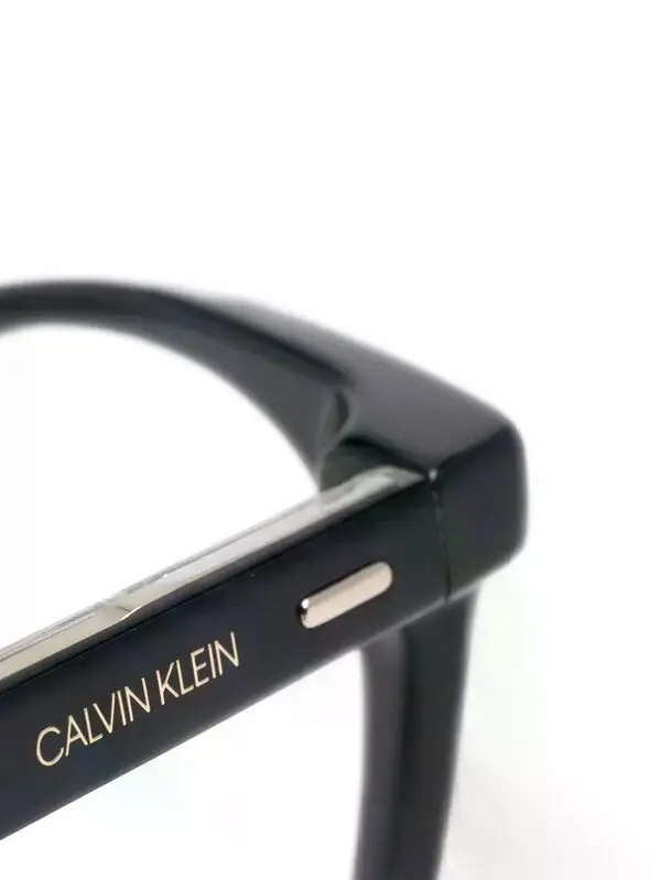 Calvin Klein Logo Square-frame Glasses