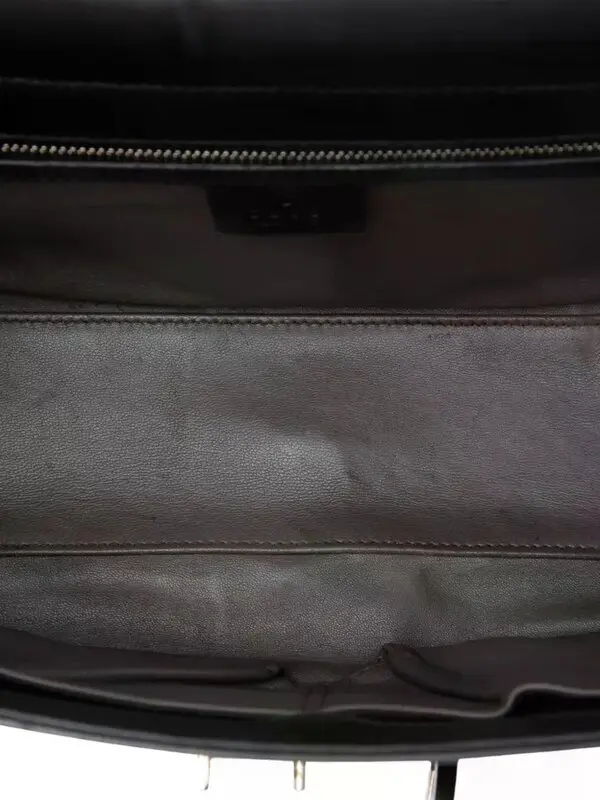 Gucci Leather Interlocking G Crossbody Bag