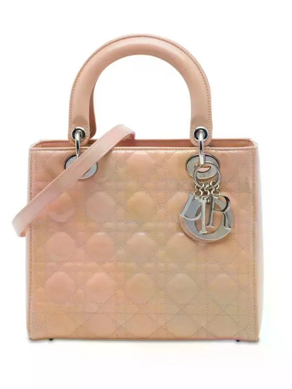 Dior 2013 Medium Patent Cannage Lady Satchel