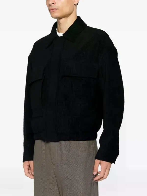 Giorgio Armani Waffle-knit Jacket