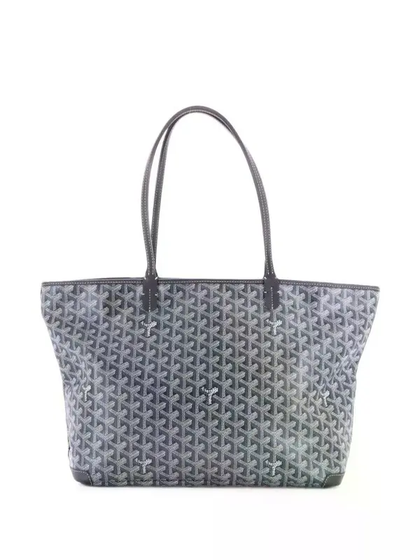 Goyard Artois Tote Coated Canvas Mm Shoulder Bag - Grey