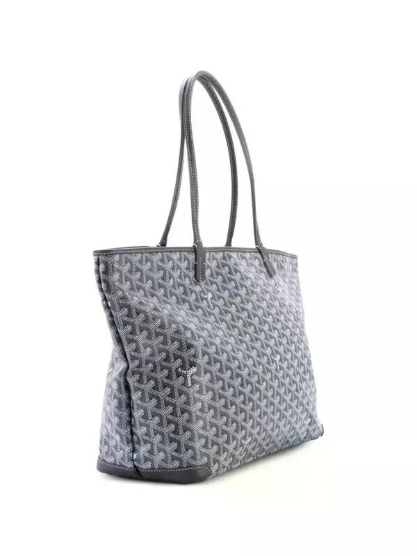 Goyard Artois Tote Coated Canvas Mm Shoulder Bag - Grey