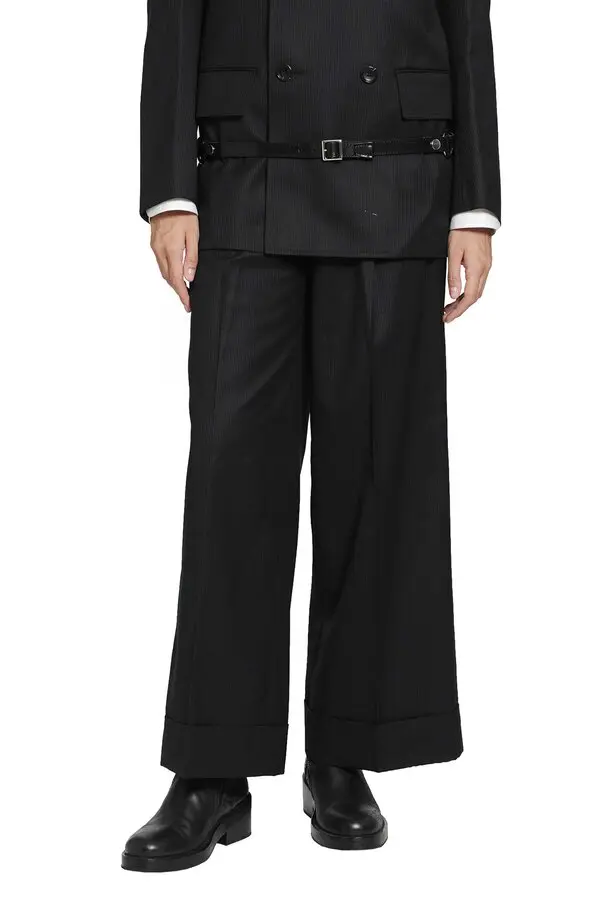 Junya Watanabe Palazzo Trousers - Black