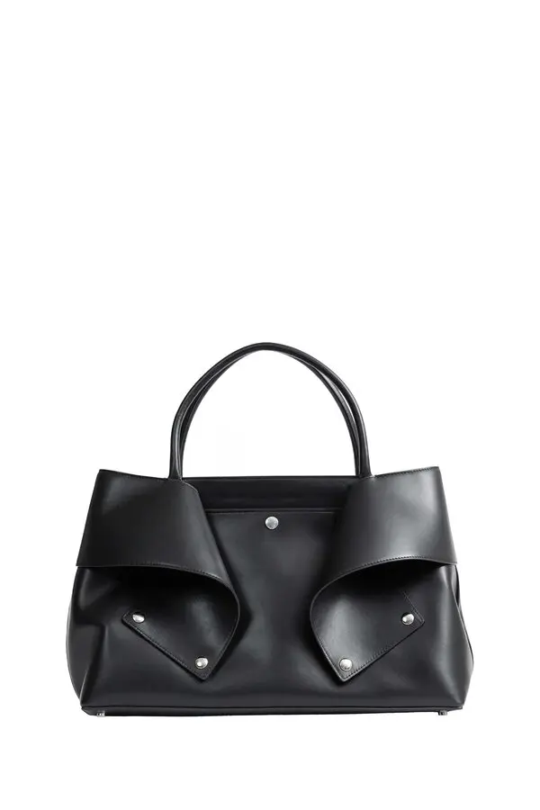 TOTEME Mercer Leather Tote Bag - Black