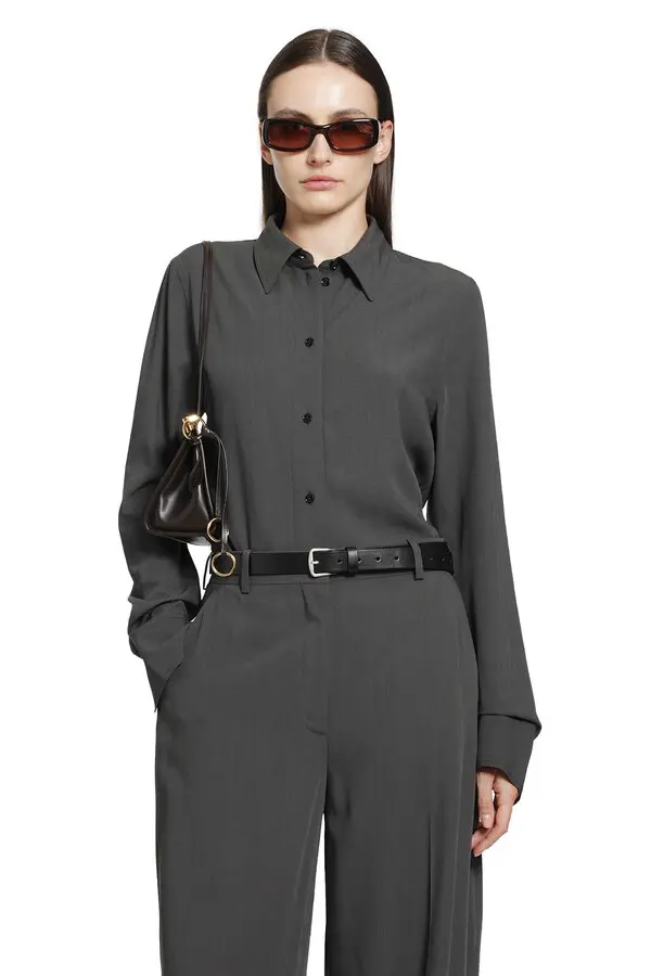 TOTEME Lightweight Shirt - Black